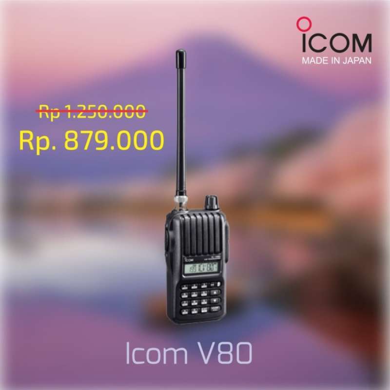 Promo Radio Komunikasi Ht Walkie Talkie Icom Ic V80 Made In Japan Original Diskon 33% Di Seller ...