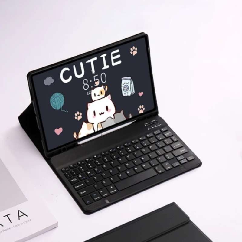 Promo Flip Case Keyboard Samsung Galaxy Tab A9 / A9+ Plus Tablet Lte ...