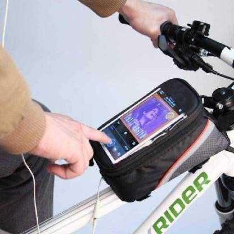 Jual Tas Sepeda Waterproof Smartphone Holder Bicycle Touch Screen Ca5 ...