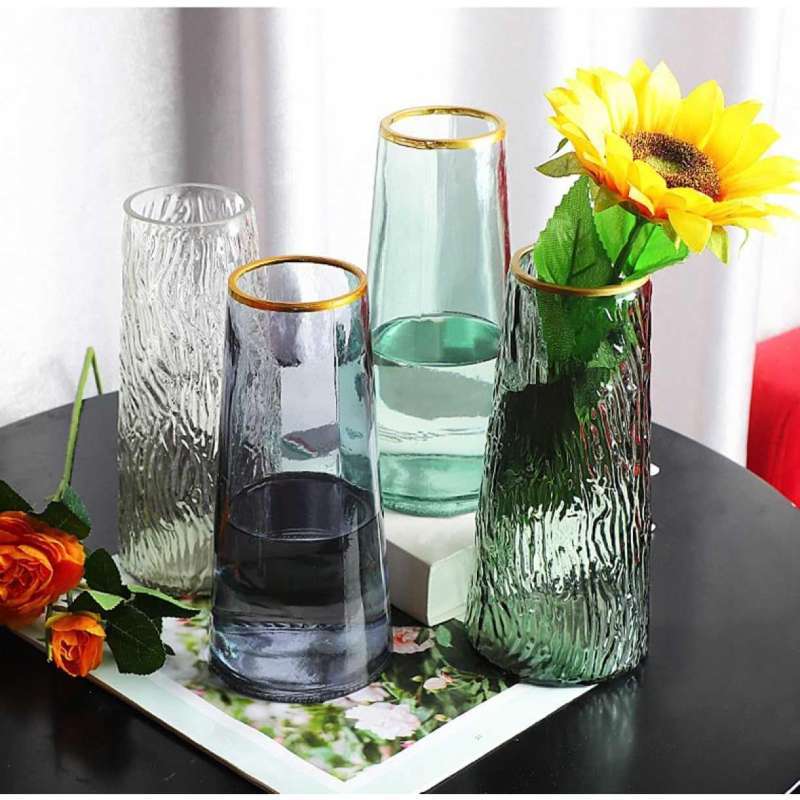 Jual Light Luxury Vas Bunga Dekorasi Interior Ruang Tamu Motif Kulit ...