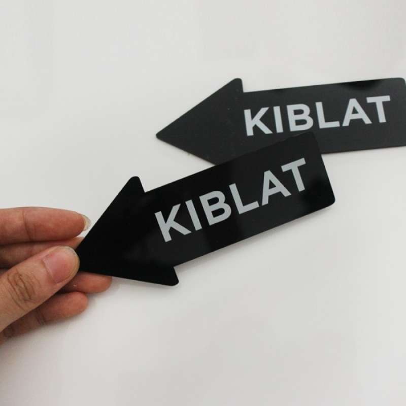 Jual Sign Panah Kiblat Signage | Sign Board Akrilik Printed Di Seller ...