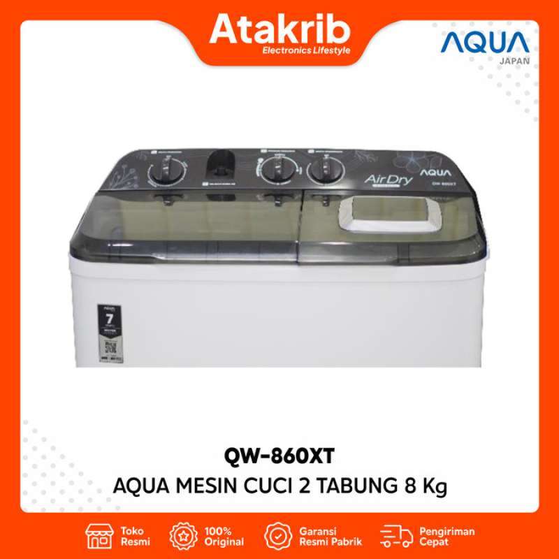 Jual Aqua Mesin Cuci 2 Tabung Qw-860xt Hijab Air Dry 8kg Di Seller ... Jual Aqua Mesin Cuci 2 Tabung Qw-860xt Hijab Air Dry 8kg Di Seller ...