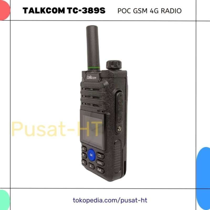 Jual Radio Ht Poc Trunking Gsm 4g Wifi Simcard Talkcom Tc-389s Di ...