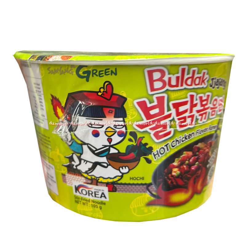 Jual Samyang Green 105gr Buldak Jjajang Hot Chiken Flavour Ramen ...