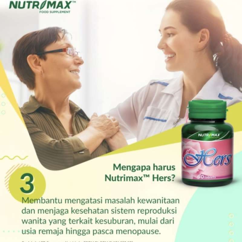 Promo Nutrimax Hers 30 Tablet / Vitamin Hormon Wanita / Vitamin ...