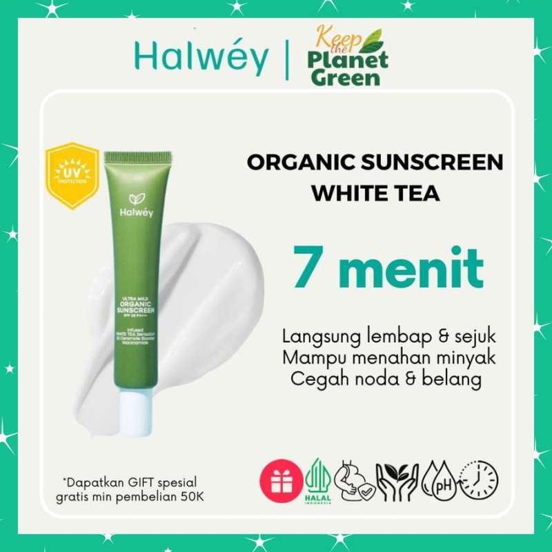 Jual [free Clay Mask] Halwey Sunscreen Spf 28 Pa +++ Di Seller ...