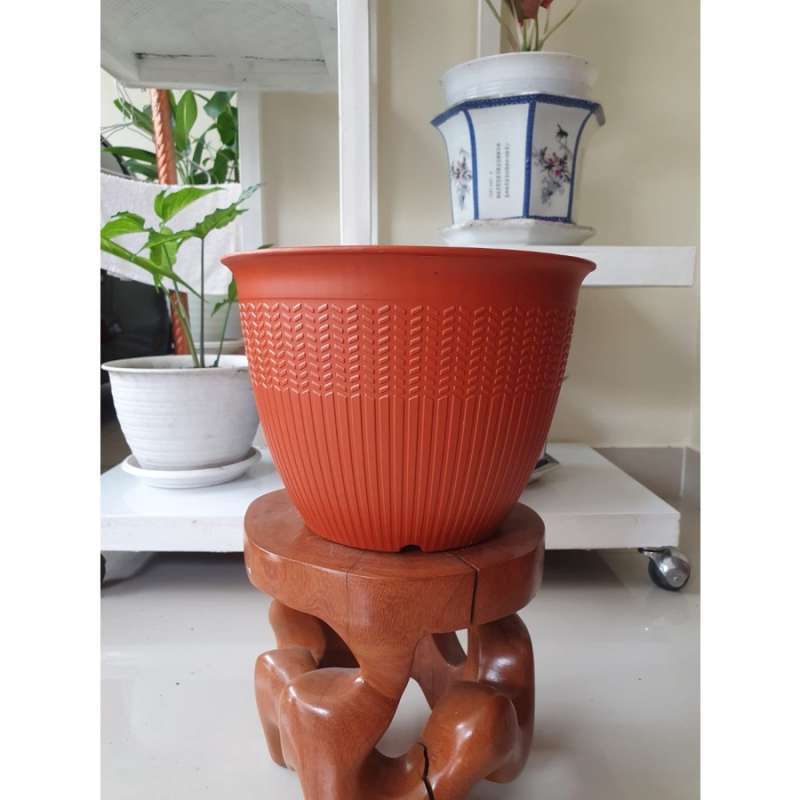 Jual 12 Pcs / 1 Lusin Pot Bunga Kembang Tanaman Padi Ukuran 25 Cm Warna ...