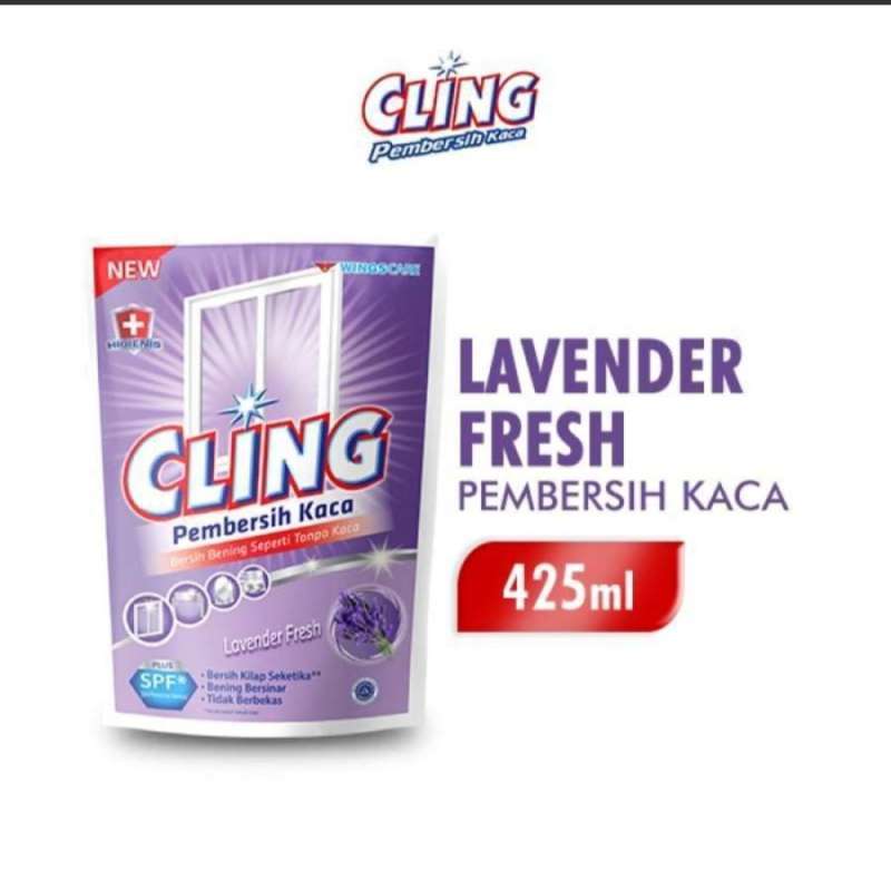 Jual Cling Pembersih Kaca 425ml Glass Cleaner 425 Ml - Biru Di Seller ...