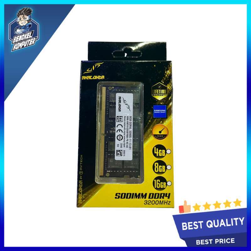 Jual Ram Anaconda 8gb Ddr4l 3200mhz Sodimm Di Seller Bengkelkomputerptk ...