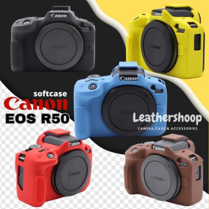 Jual Case Cover Canon Eos R50 Softcase Rubber Body Protector - Black Di ...
