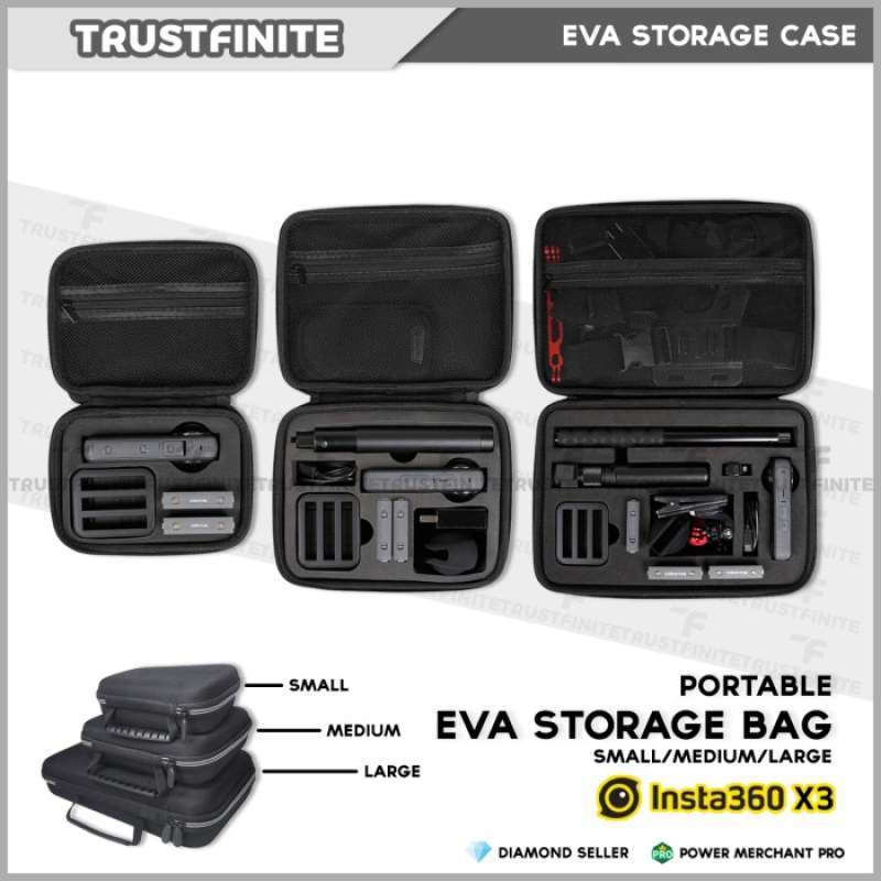 Jual Tas Insta360 X3/x2/x Hard Eva Storage Case Bag Insta360 One X3/x2/x - M Di Seller Circlet ...