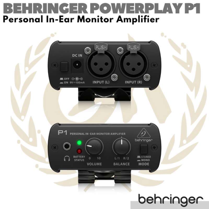 Jual Behringer Powerplay P1 Personal In Ear / Headphone Monitor Amplifier Di Seller Circlet ...