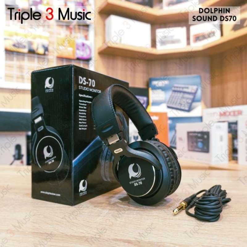 Jual Dolphin Sound Ds70 Ds-70 Headphone Monitor Flat Di Seller Circlet ...