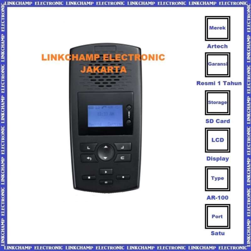 Jual Perekam Telepon Direct Line Pabx Portable Recorder Artech Ar100 Di ...