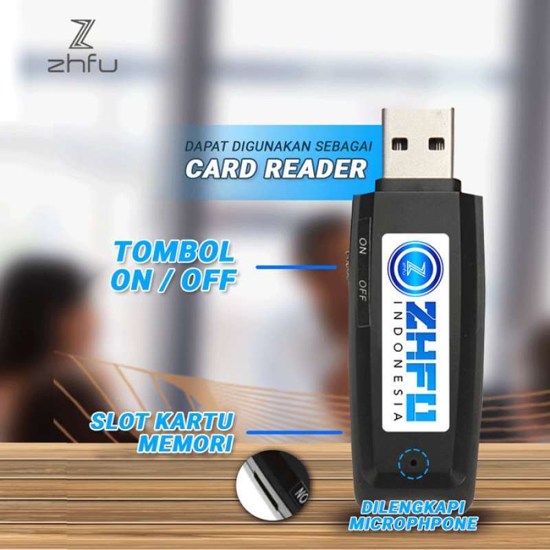 Jual Zhfu Usb Voice Recorder Memory Card Rechargeable Alat Rekam Suara ...