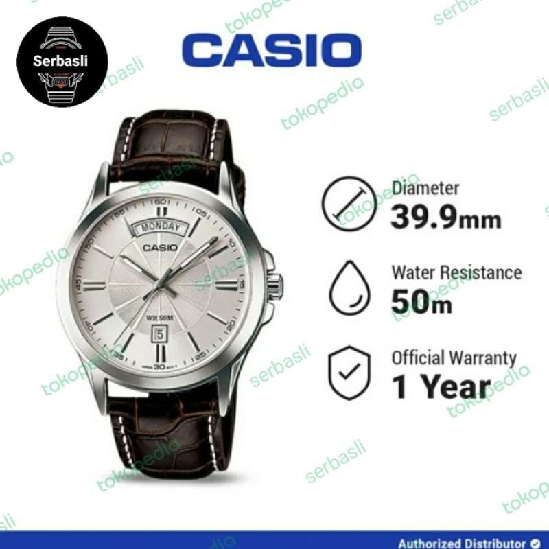 Jual Jam Casio Pria Mtp 1381l 7avdf Mtp1381l Analog Original Bergaransi Di Seller Wd Store