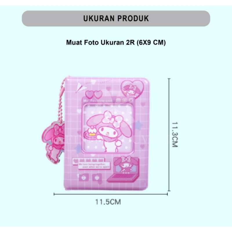 Jual Sanrio Album Foto Mini Ukuran 2r 3 Inci Isi 40 Foto / 20 Halaman ...