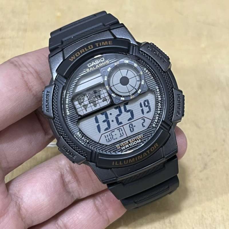 Jual Jam Tangan Pria Casio Ae-1000w-1a Original - Ae1000w Hitam - Ae-1000w-2a Di Seller Wd_store ...