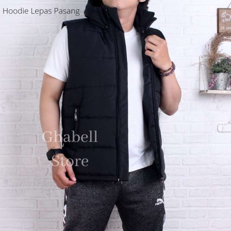 Jual Rompi Parasut Pria Vest Motor Hoodie Anti Angin Aneka Warna Di ...