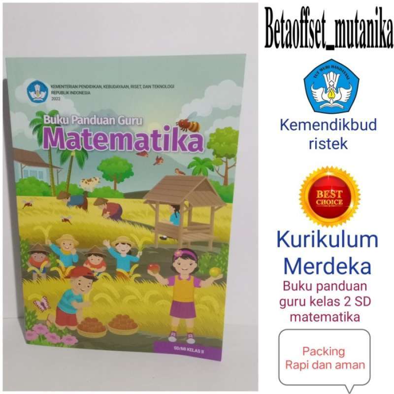 Promo Ori Buku Panduan Guru Kelas 2 Sd Matematika Kurikulum Merdeka Diskon 26% Di Seller Harui ...