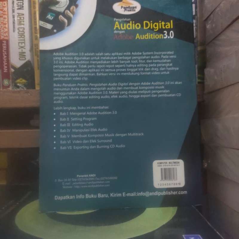 Promo Pengolahan Audio Digital Dengan Adobe Audition 3 0 Diskon 26% Di Seller Harui Store ...