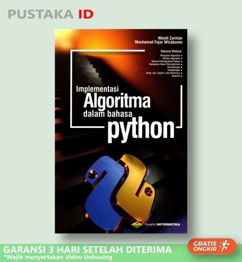 Promo Buku Implementasi Algoritma Dalam Bahasa Python Diskon 26% Di ... Promo Buku Implementasi Algoritma Dalam Bahasa Python Diskon 26% Di ...