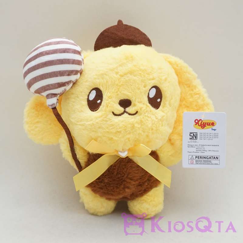 Jual Boneka Pompompurin Anjing Cinnamoroll Kuning Coklat Bawa Balon ...