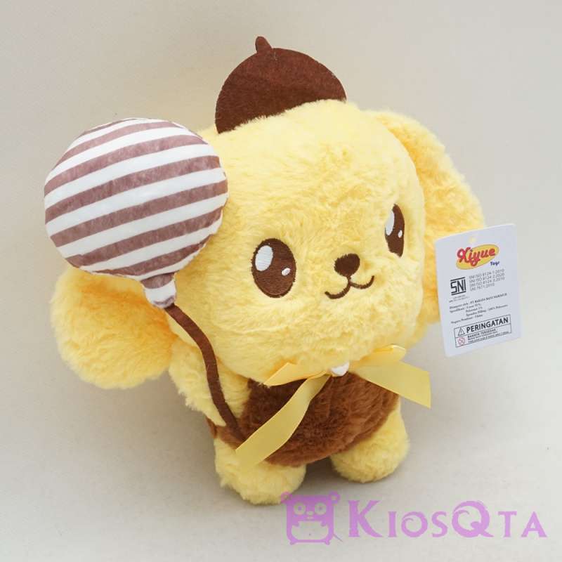 Jual Boneka Pompompurin Anjing Cinnamoroll Kuning Coklat Bawa Balon ...
