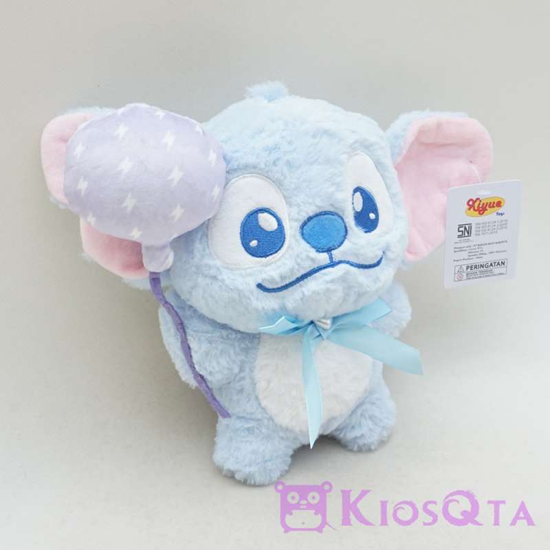 Jual Boneka Stitch Biru Dari Lilo And Stitch Bawa Balon Small Di Seller ...