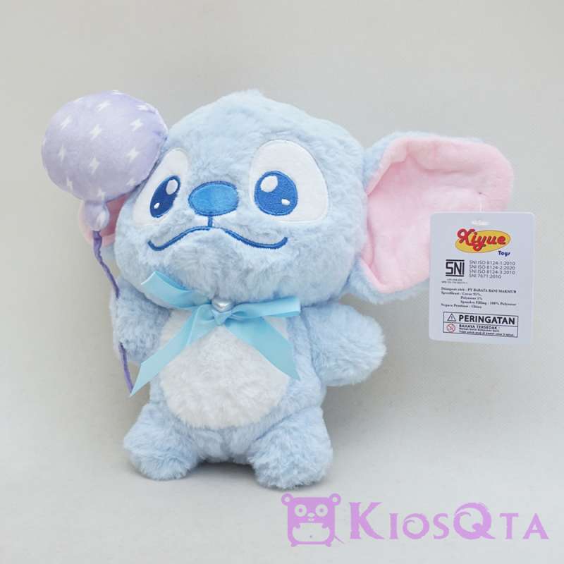 Jual Boneka Stitch Biru Dari Lilo And Stitch Bawa Balon Small Di Seller ...
