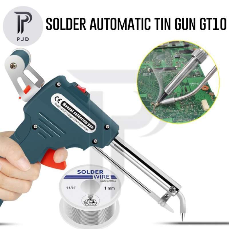 Promo Solder Iron Automatic Tin Gun 60w - Gt10/solder Listrik Timah ...