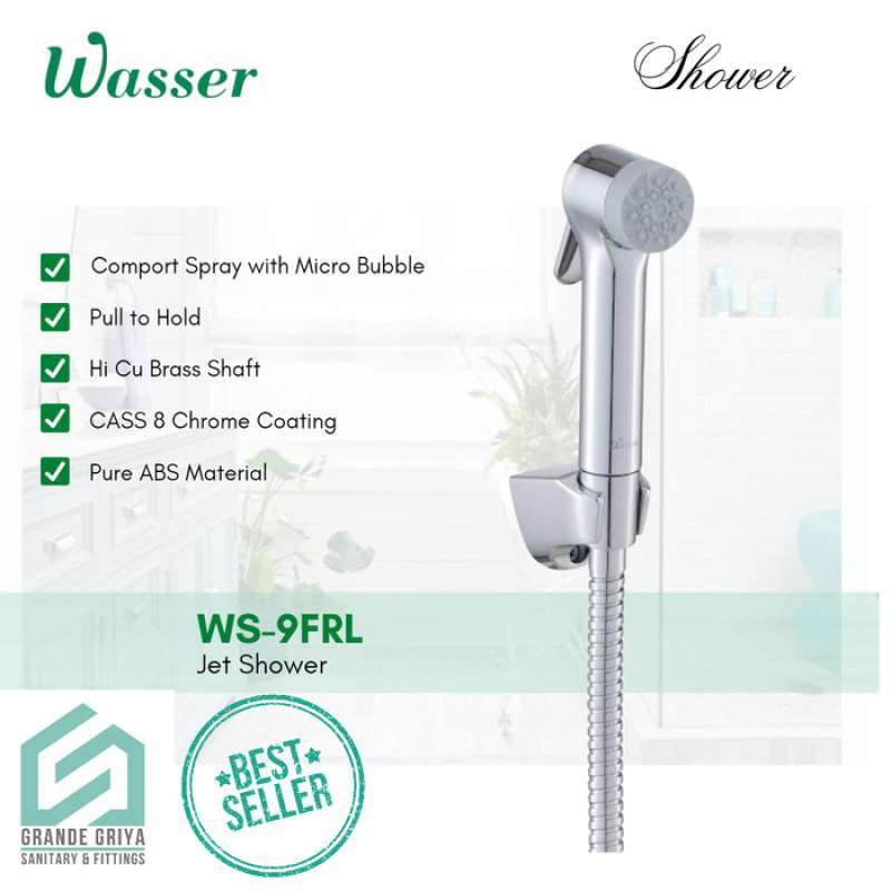 Promo Wasser Jet Shower Closet Spray Toilet Shower Ws-9frl Chrome ...