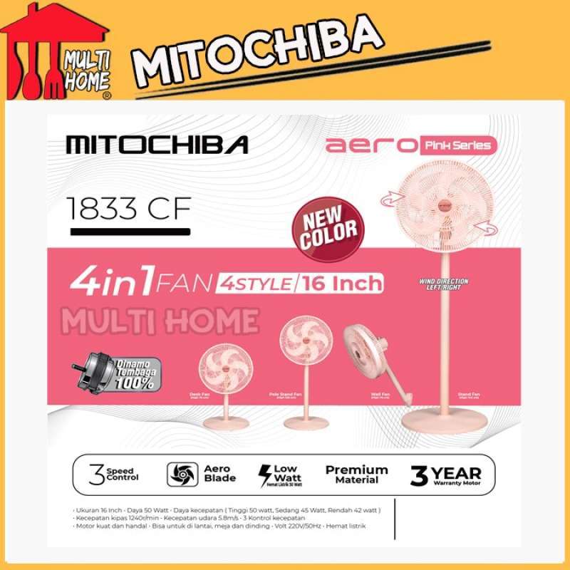 Promo Mitochiba Kipas Angin Multifungsi Berdiri/meja/dinding/lantai ... Promo Mitochiba Kipas Angin Multifungsi Berdiri/meja/dinding/lantai ...