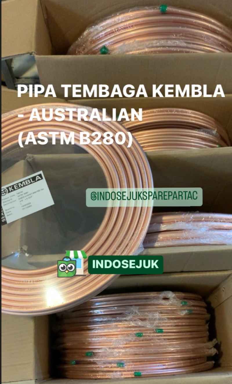 Promo Pipa Tembaga 1/4 Kembla (astm B280) -roll Panjang 15meter Diskon 23% Di Seller Riade Store ...