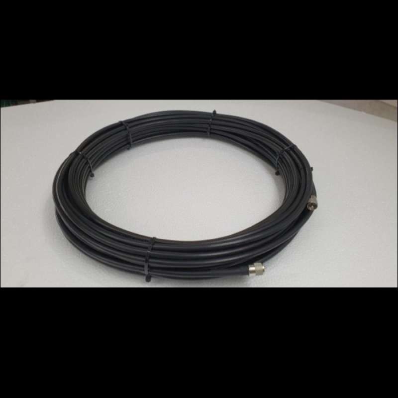 Promo Rg-8 Coaxial Cable Kabel Rg8 Rg 8 Lengkap Konektor Panjang 20 ...