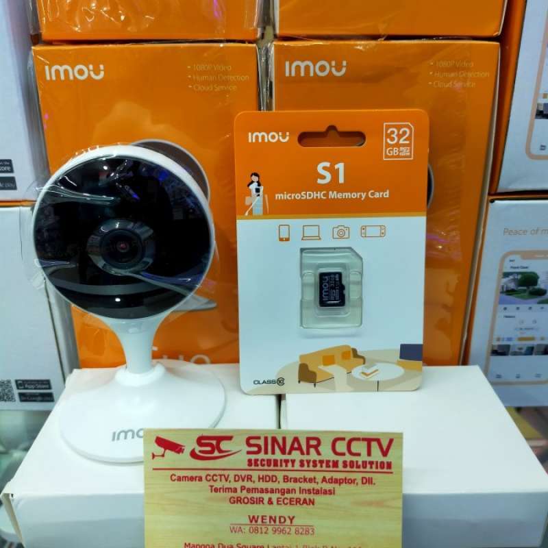 Promo Ip Cam Wireless/wifi Cue 2 1080p Full Hd+memory 32gb Diskon 23% ...