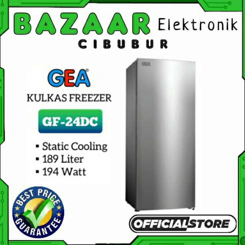 Promo Gea Upright Freezer Gf 24 Dc / Gf24dc / 24dc Lemari Kulkas ...