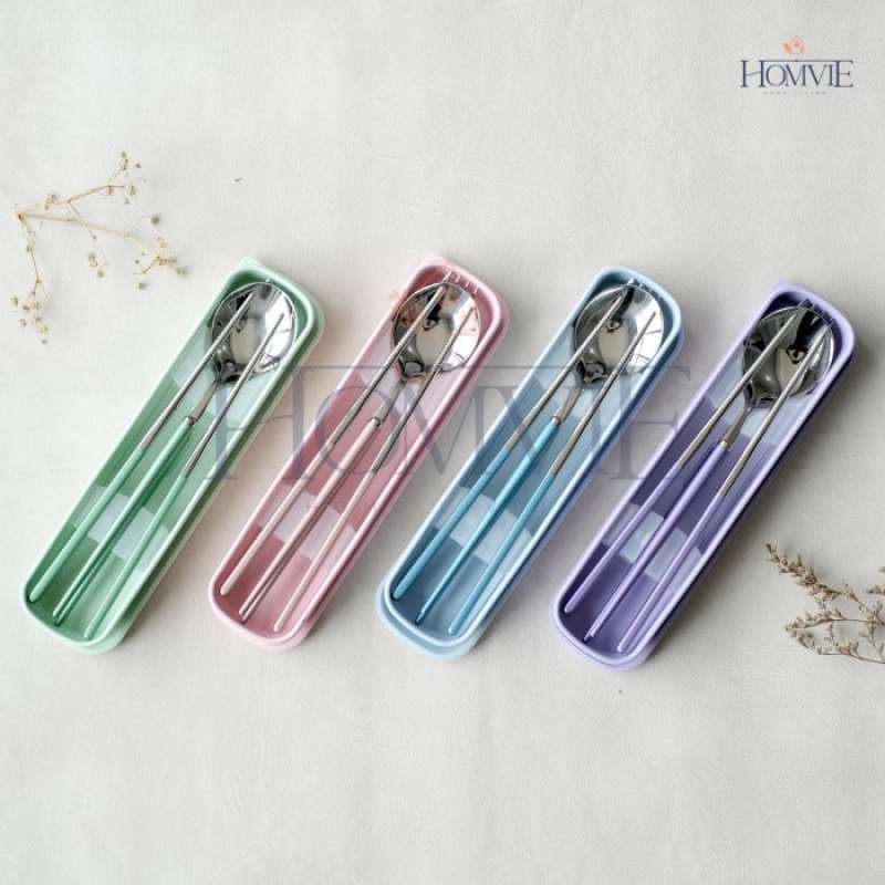 Promo Western Cutlery Sets Sendok Garpu Sumpit Dan Box 4 In 1 Diskon 23 ...