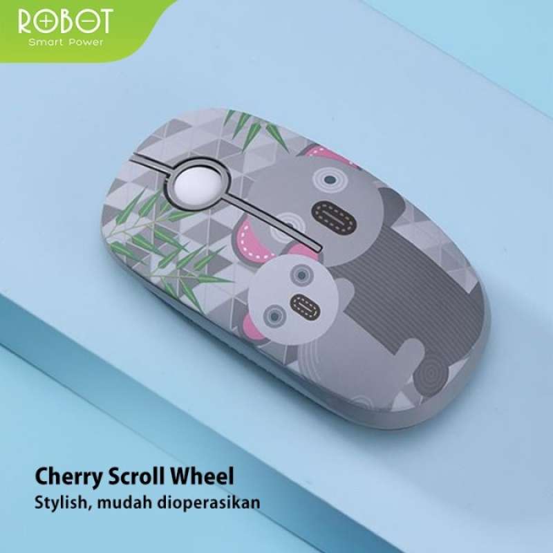 Promo Robot M330 Karakter Koala Hedgehog Wireless Mouse 2.4ghz Optical ...