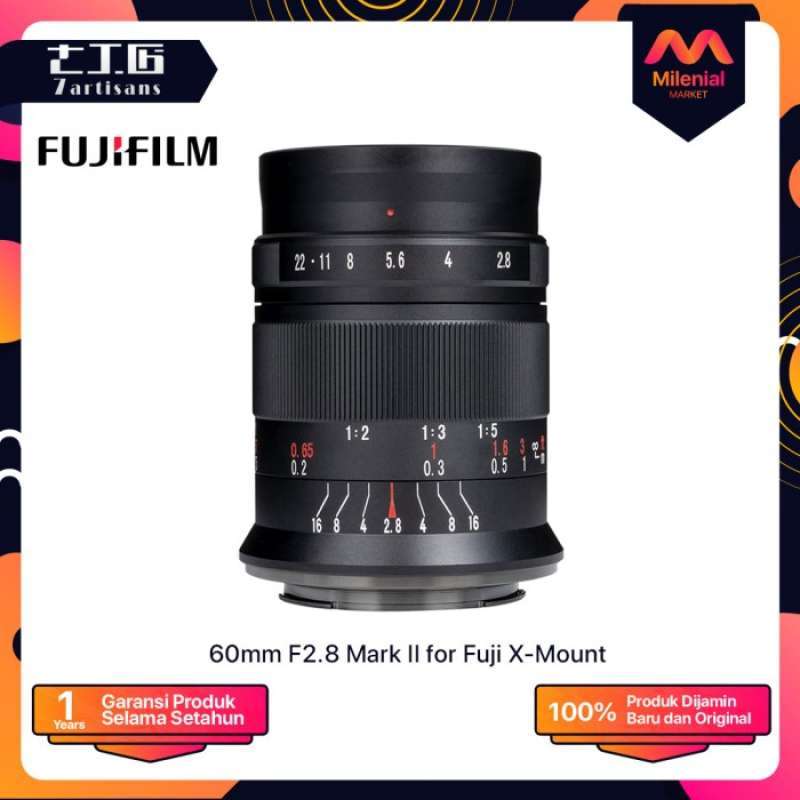 Jual 7artisans 60mm F2.8 Ii Mark Ii Macro Lens For Fujifilm Fuji X ...