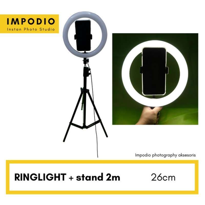 Jual Halo Ringlight 120 Led - 26cm Bisa 3 Warna Original - Paketstand Di Seller Circlet ...