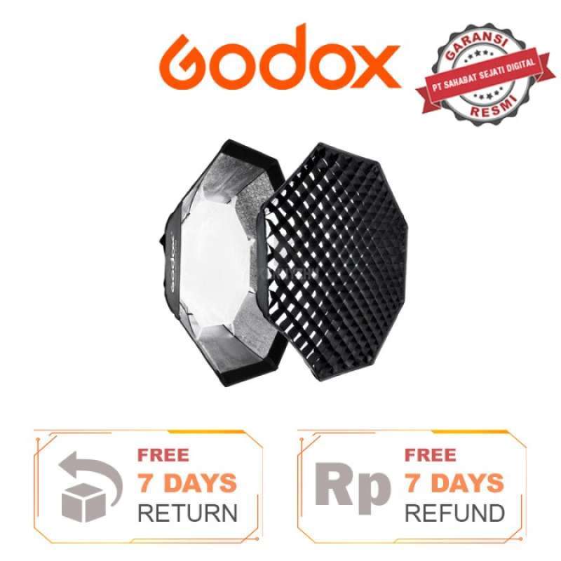 Jual Godox Softbox Octa With Grid 120cm Sb-nbm Octa 120 Octagonal ...