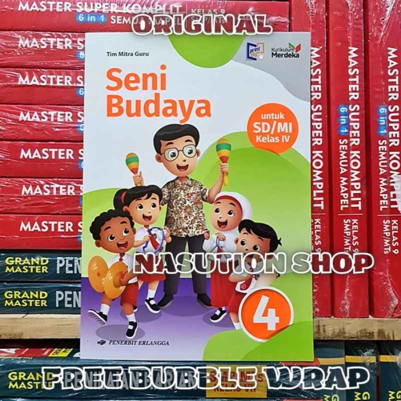 Jual Buku Seni Budaya Untuk Kelas 4 Sd Erlangga Kurikulum Merdeka Terbaru Di Seller Winter ...
