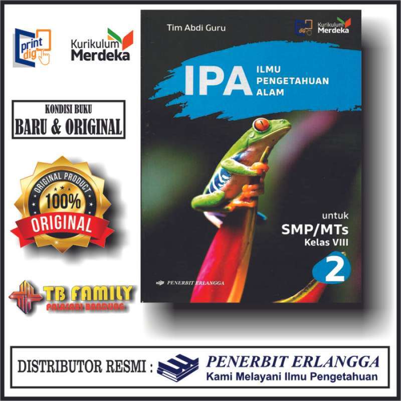 Jual Buku Paket Smp Kelas 8 Kurikulum Merdeka Penerbit Erlangga - Seni ...