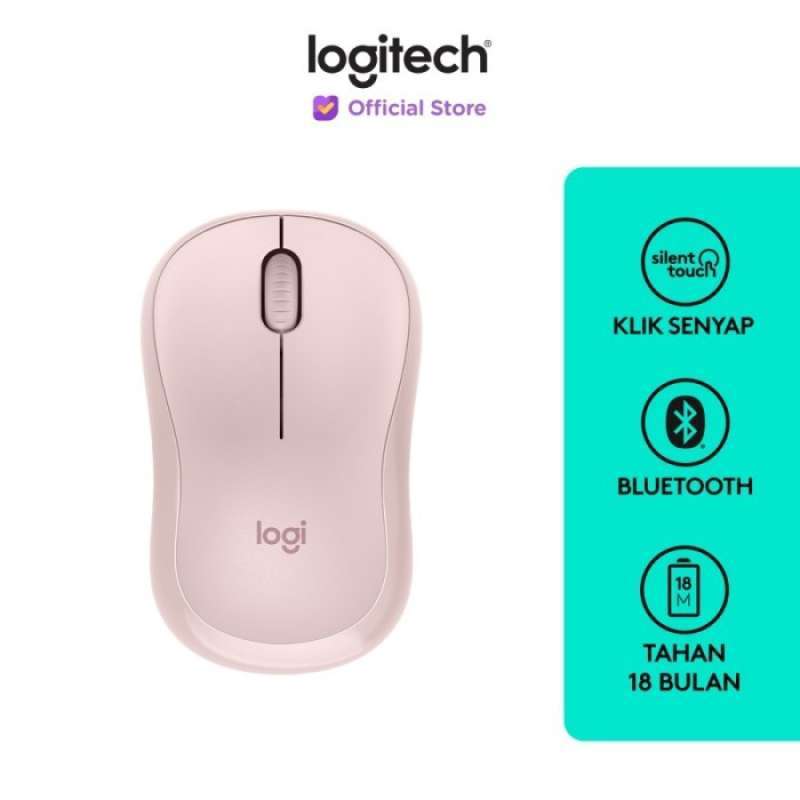 Promo Mouse M240 Wireless Bluetooth Silent Click - Rose Diskon 23% Di ...