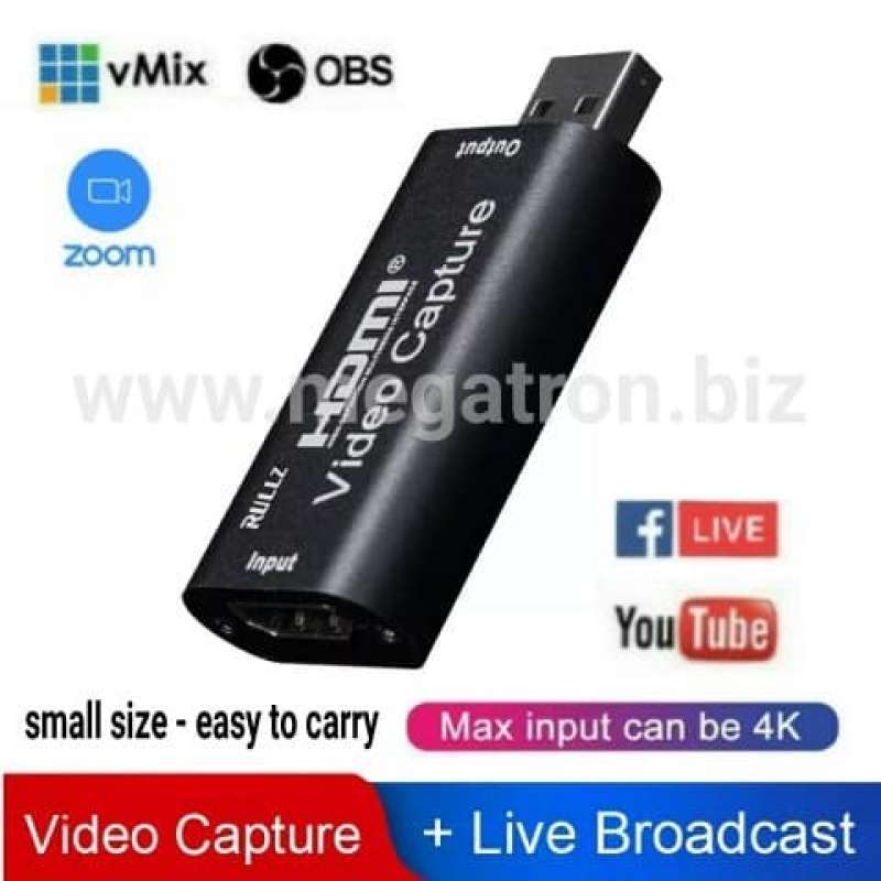 Promo Usb 2.0 Video Capture Stick - Easycap Versi Hdmi - Video Streaming Diskon 23% Di Seller ...