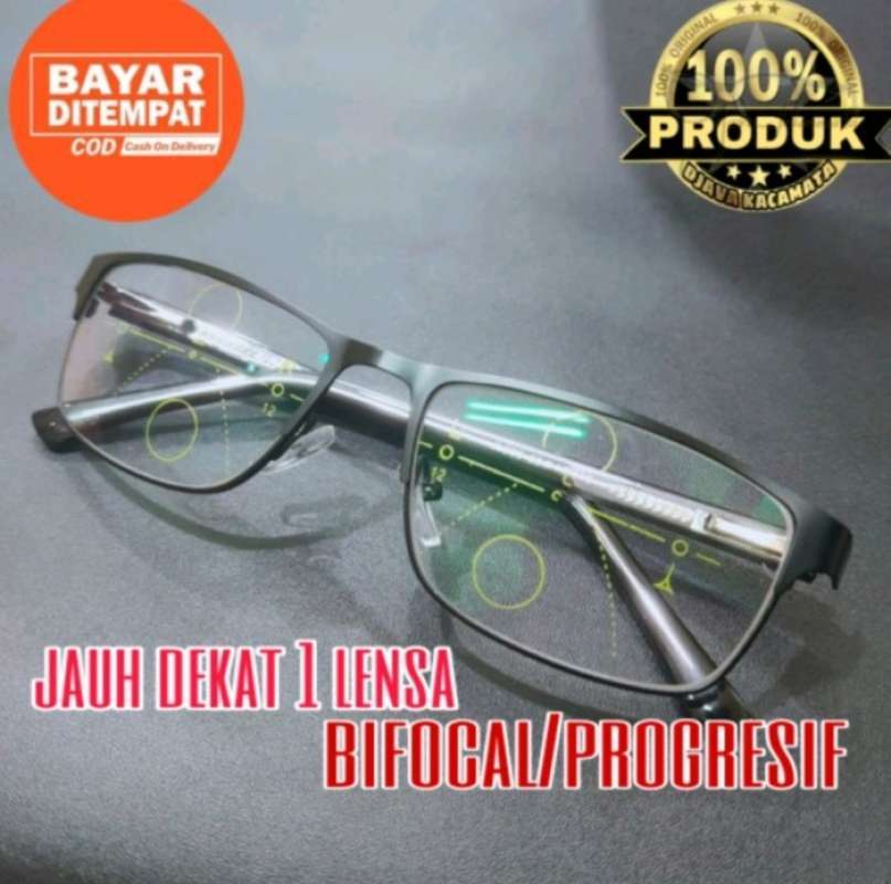 Promo Kacamata Baca Progresif Photochromic Anti Radiasi Untuk Pria ...