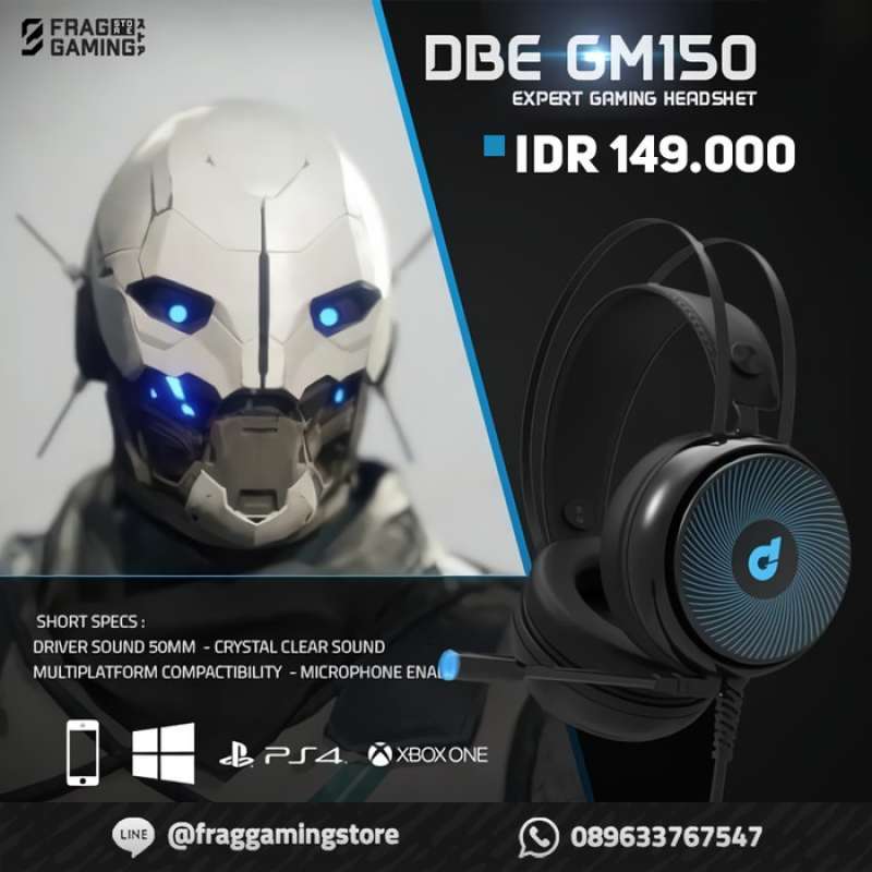 Promo Dbe Gm150 3.5mm Fessional Gaming Headphone Diskon 23% Di Seller ...