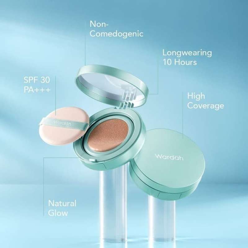 Promo Wardah Exclusive Flawless Cover Cushion Spf 30 Pa+++ Diskon 23% ...