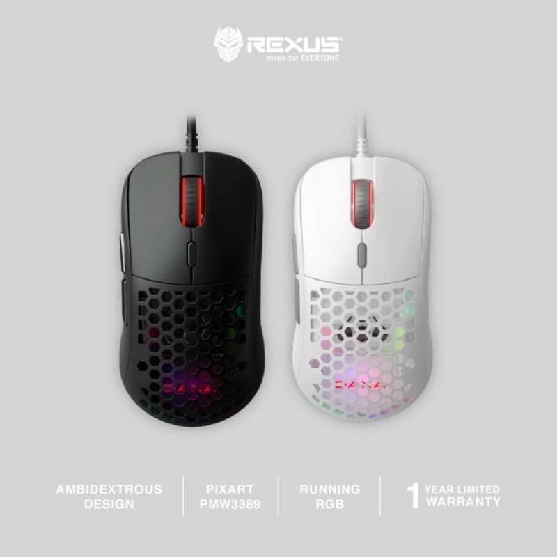 Jual Rexus Daxa Air 2 Ii Gen 2 Gaming Wireless Mouse Original Garansi ...